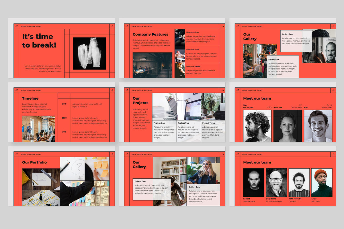 Minimal X PowerPoint Template | Nulivo Market